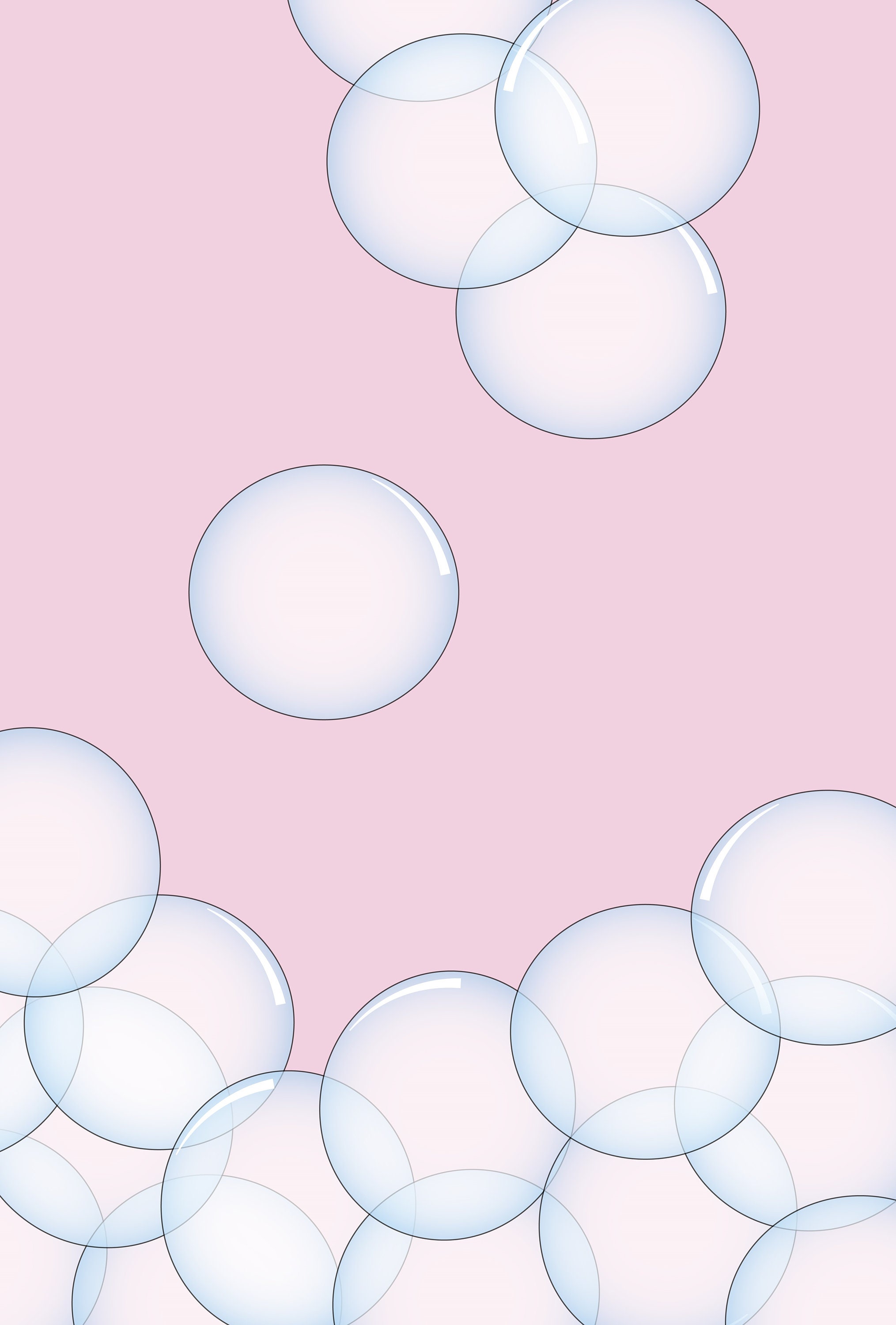 Pink Bubble Wallpaper - Etsy
