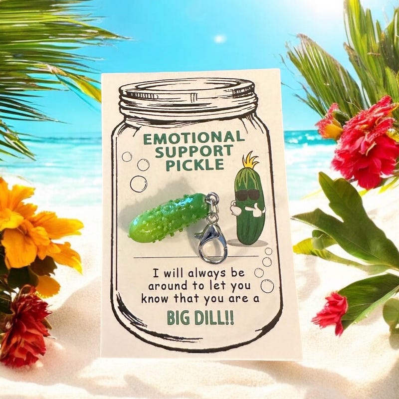 Emotional Support Pickle - Etsy