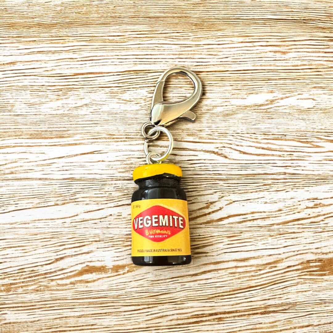 Super Cute Vegemite Charm, Gift Idea, Keychain Charm, Zipper Pull - Etsy