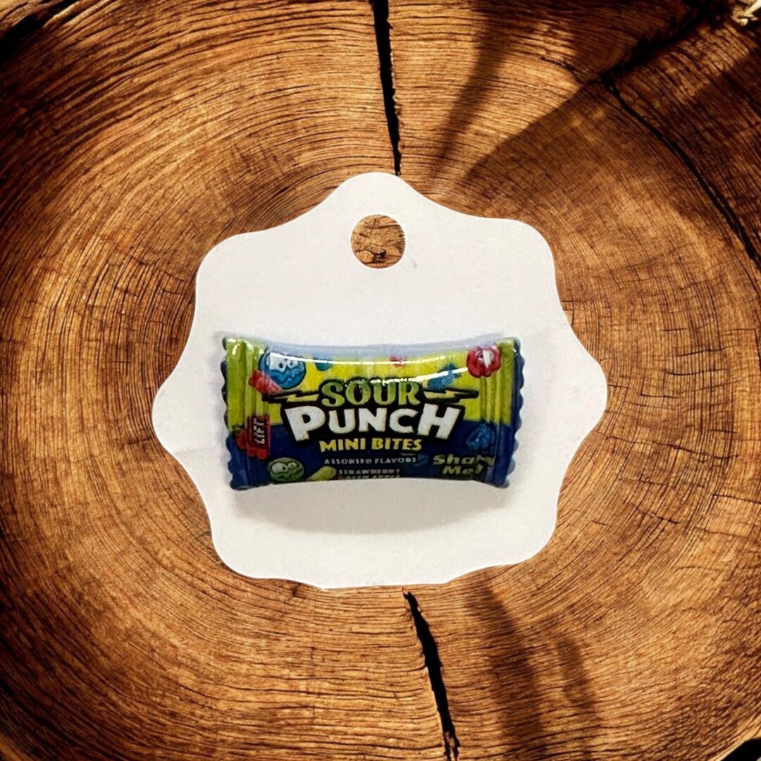 Bag of Candy Tie Tac or Pin, Sour Candy, Tie Tac, Pin, Candy Lover, Fun ...