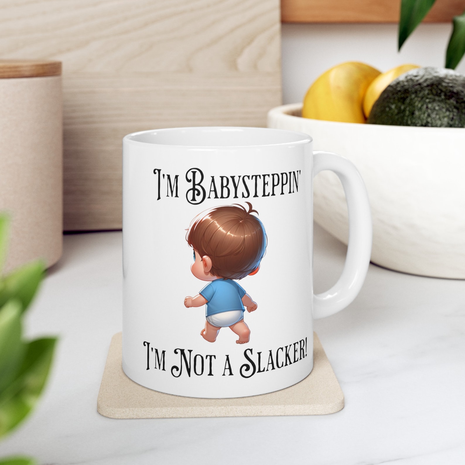 I'm Babysteppin' I'm Not a Slacker! Ceramic Mug, (11oz, 15oz) - Etsy