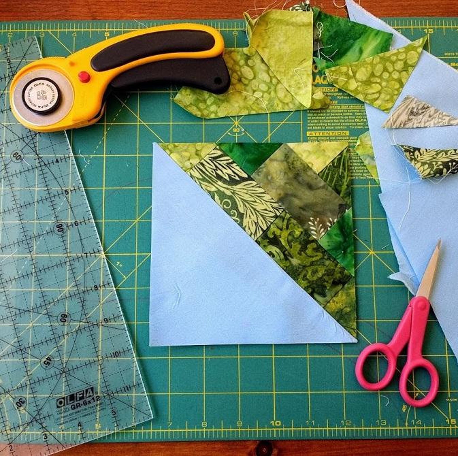 Brix Paper Piecing Pattern - Etsy Canada