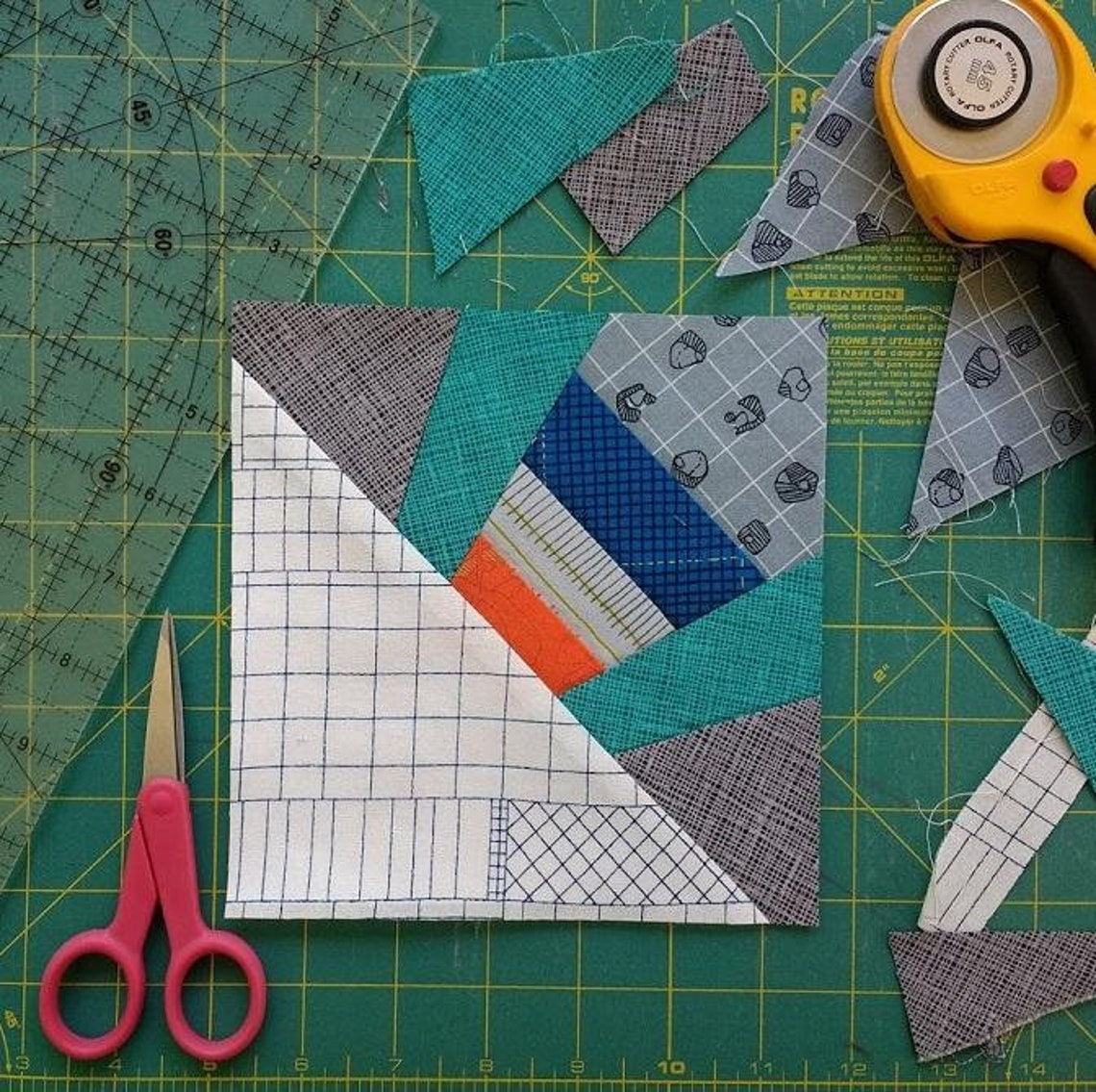 Horizon Paper Piecing Pattern - Etsy