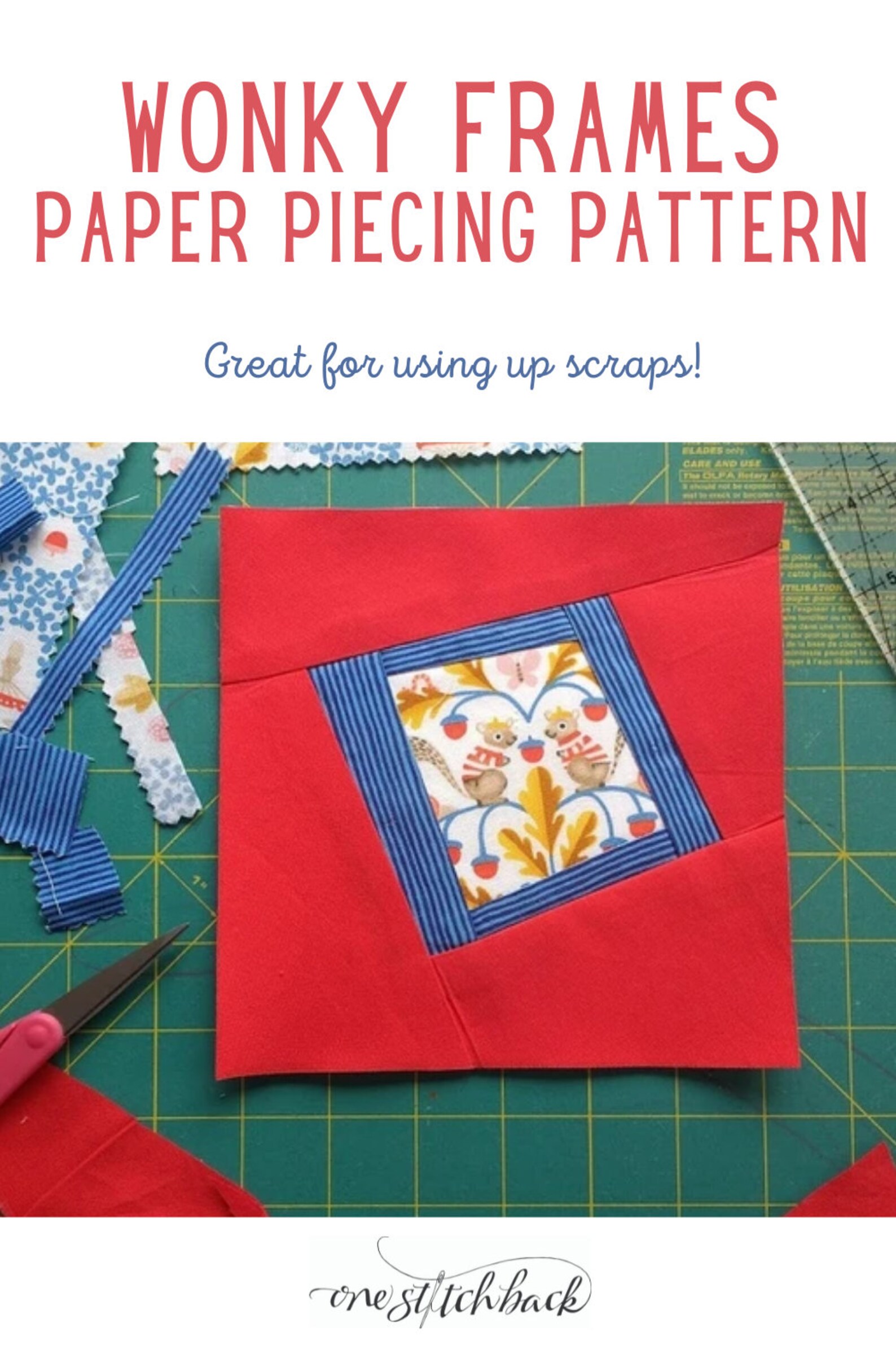 Wonky Frames Paper Piecing Pattern - Etsy Canada