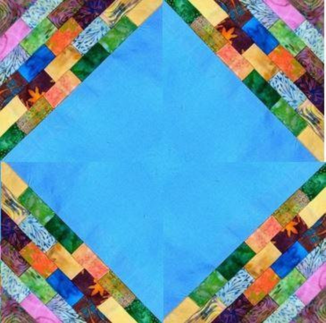 Brix Paper Piecing Pattern - Etsy