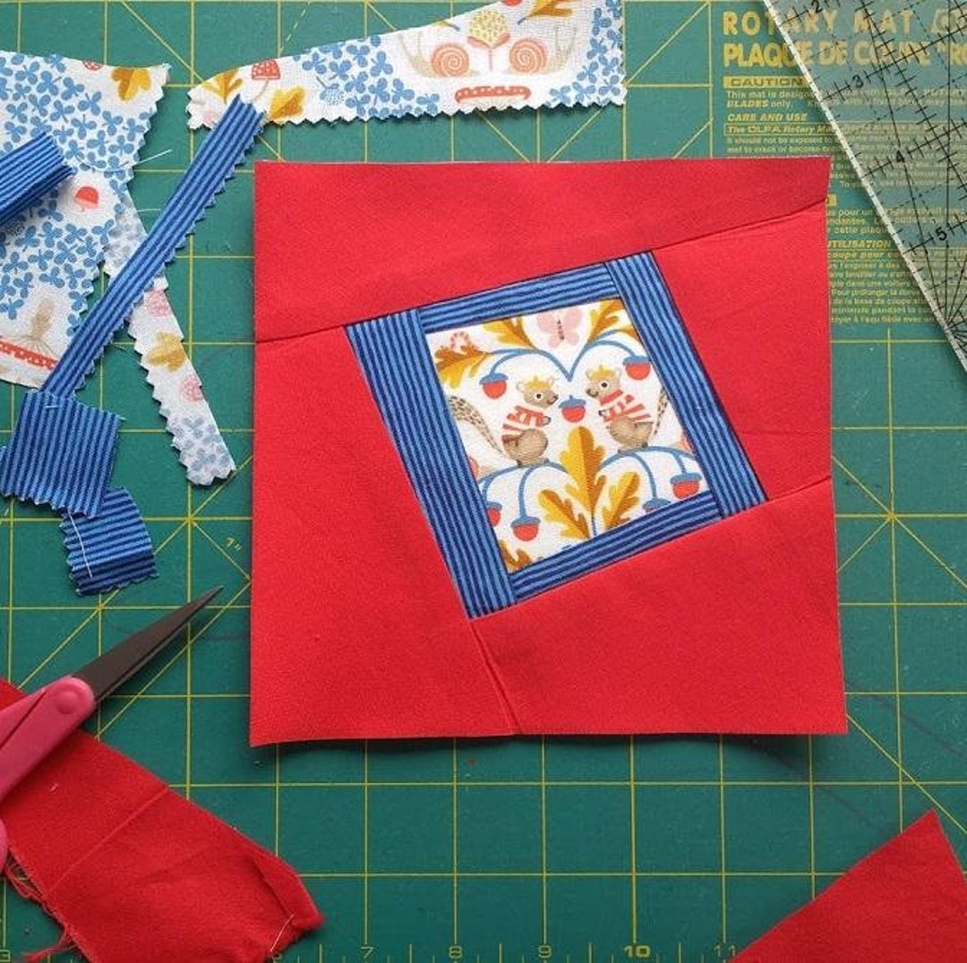 Wonky Frames Paper Piecing Pattern - Etsy Canada