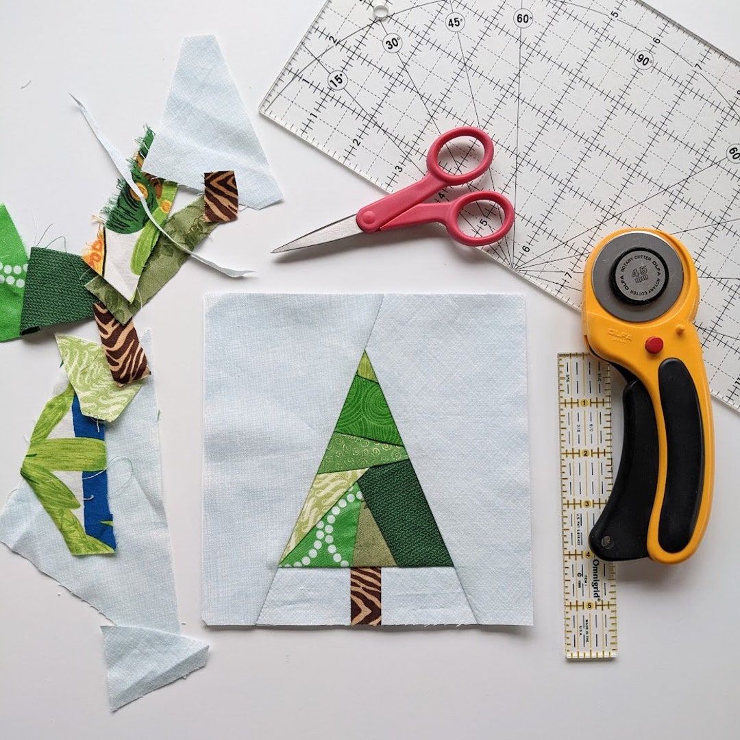 Scrappy Tree Paper Piecing Pattern - Etsy