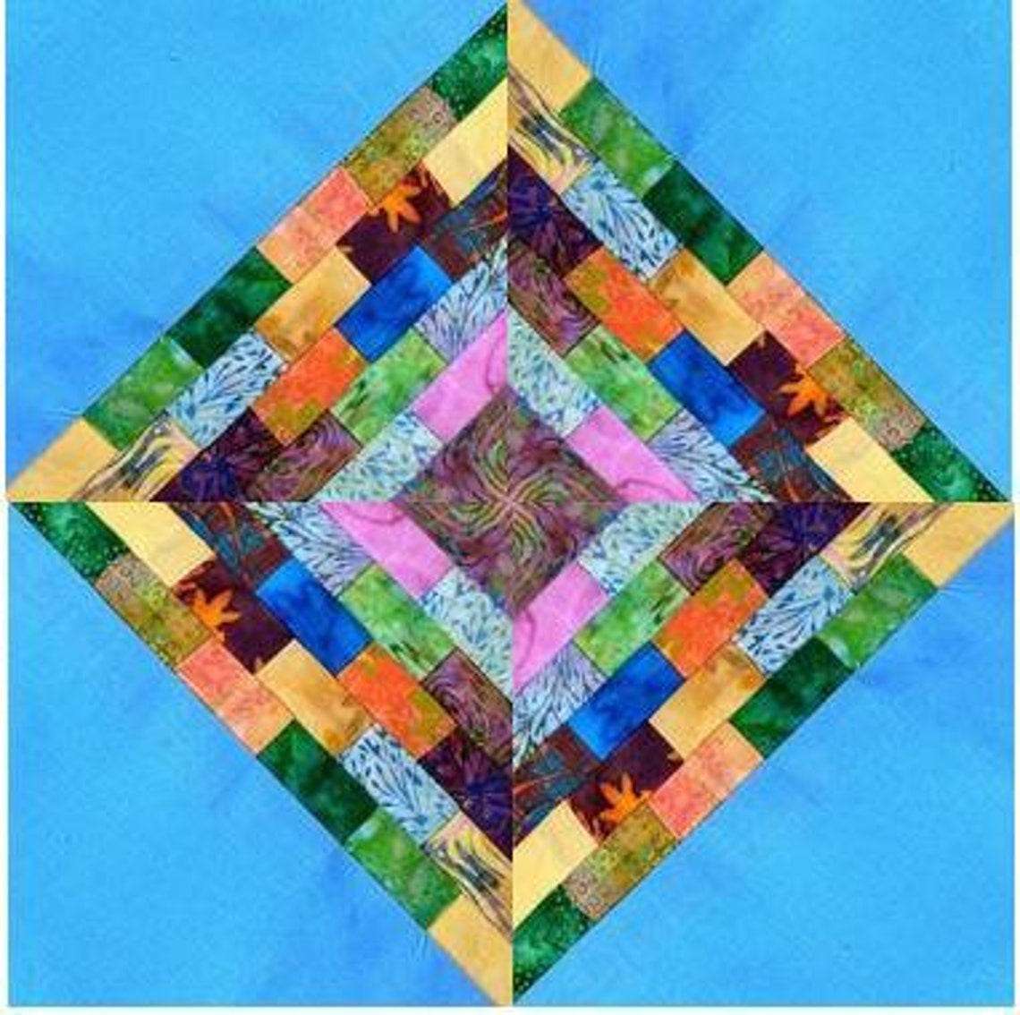 Brix Paper Piecing Pattern - Etsy