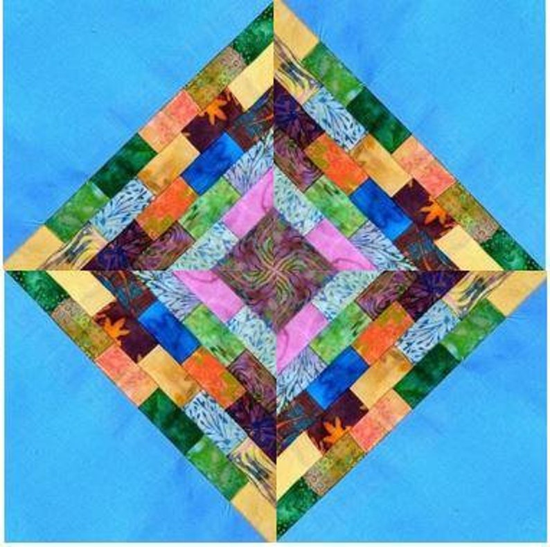 Brix Paper Piecing Pattern | Etsy