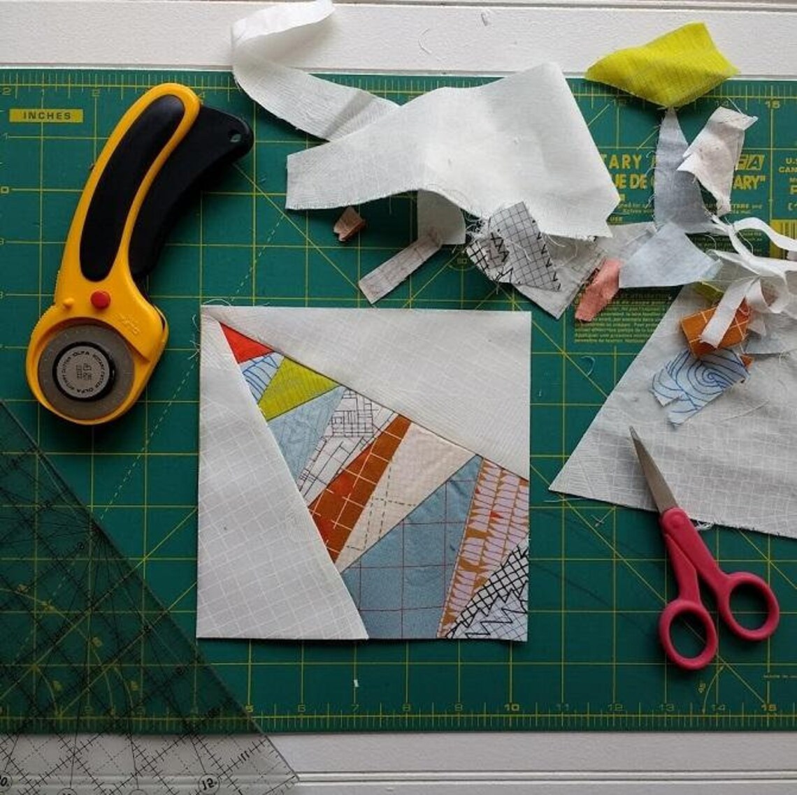 Scrappy Splits Paper Piecing Pattern - Etsy