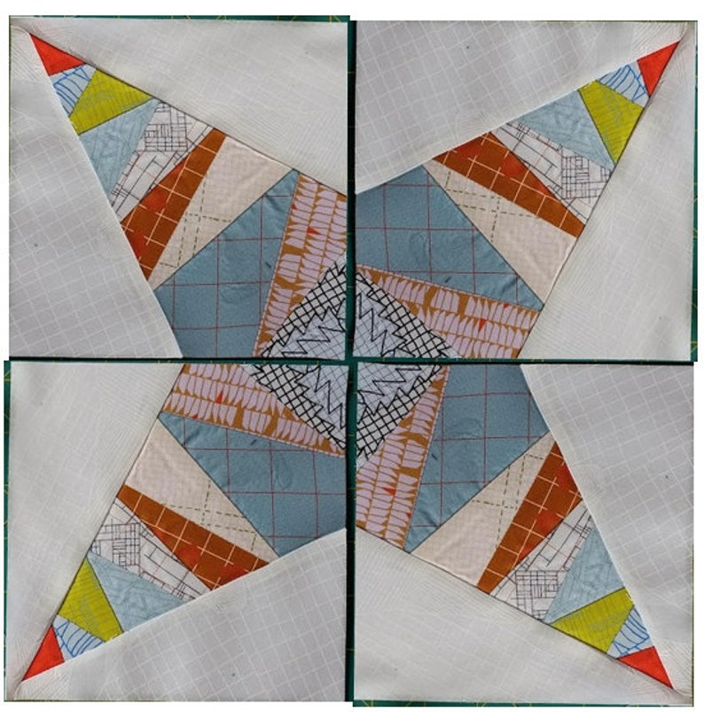 Scrappy Splits Paper Piecing Pattern - Etsy