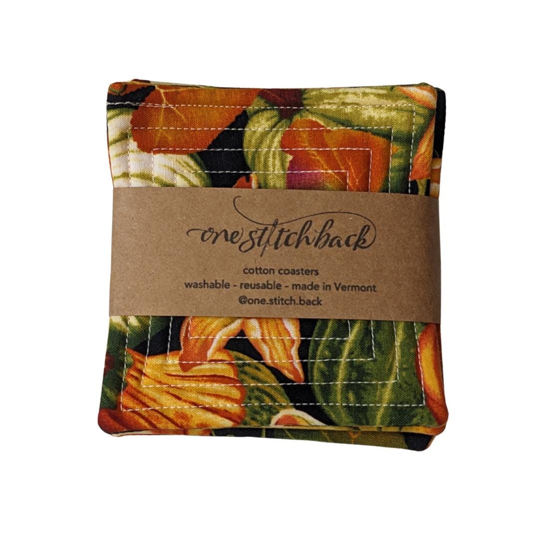 Squash Quilted Coasters - Etsy