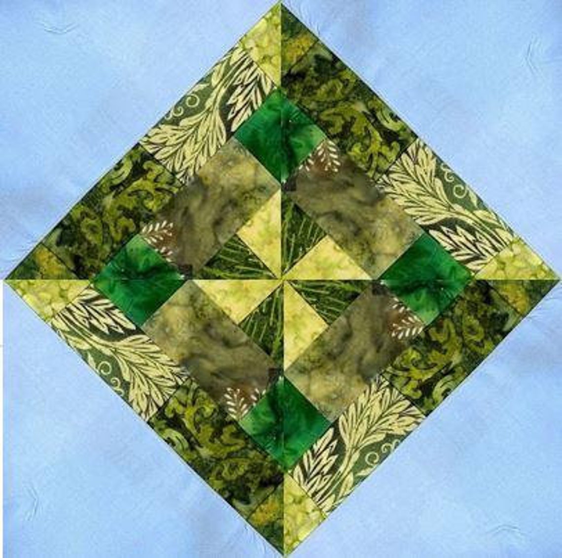 Brix Paper Piecing Pattern - Etsy