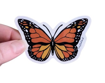 Monarch Butterfly Sticker - Etsy