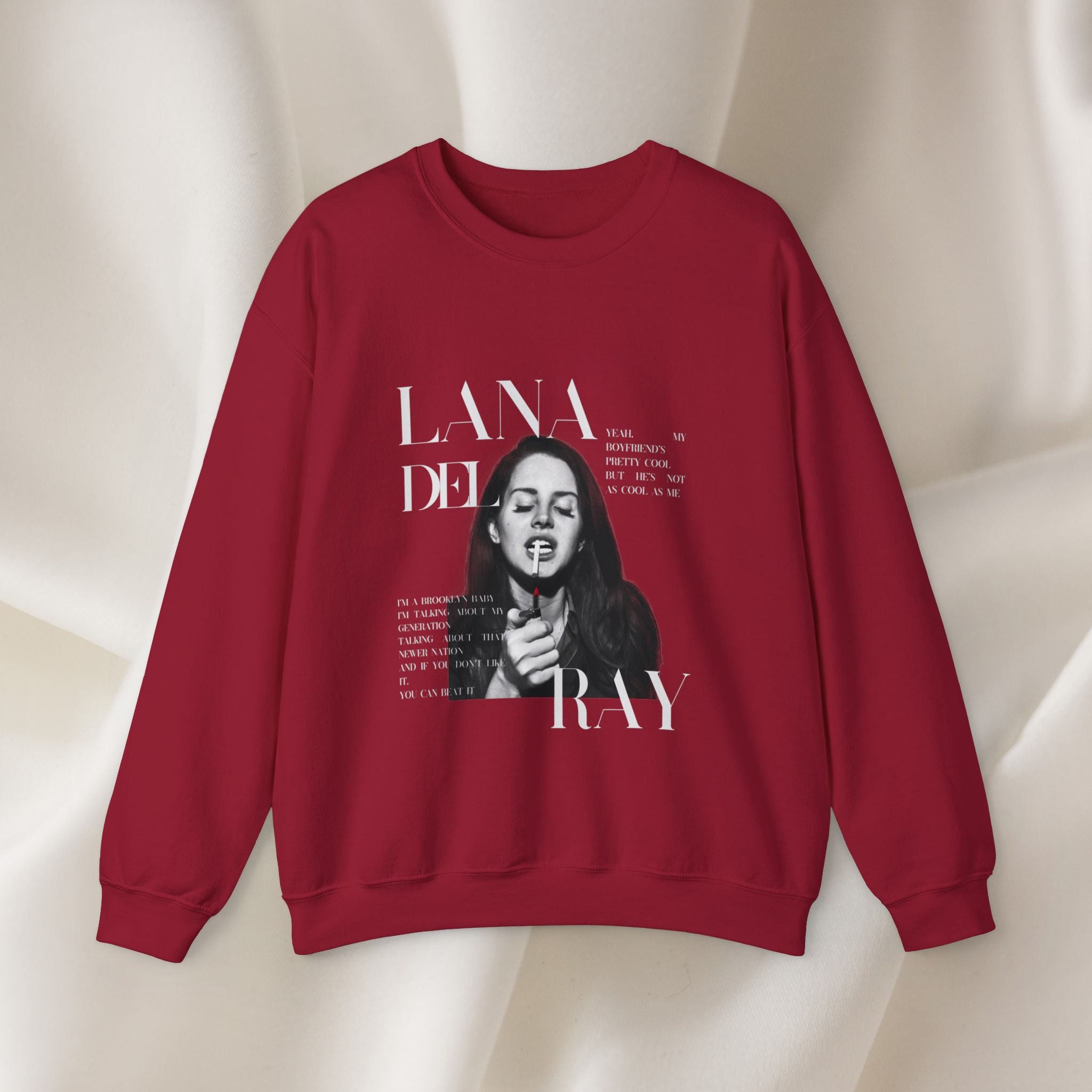 Lana Del Rey Brooklyn Baby Sweatshirt Vintage Indie Pop Music Pullover ...