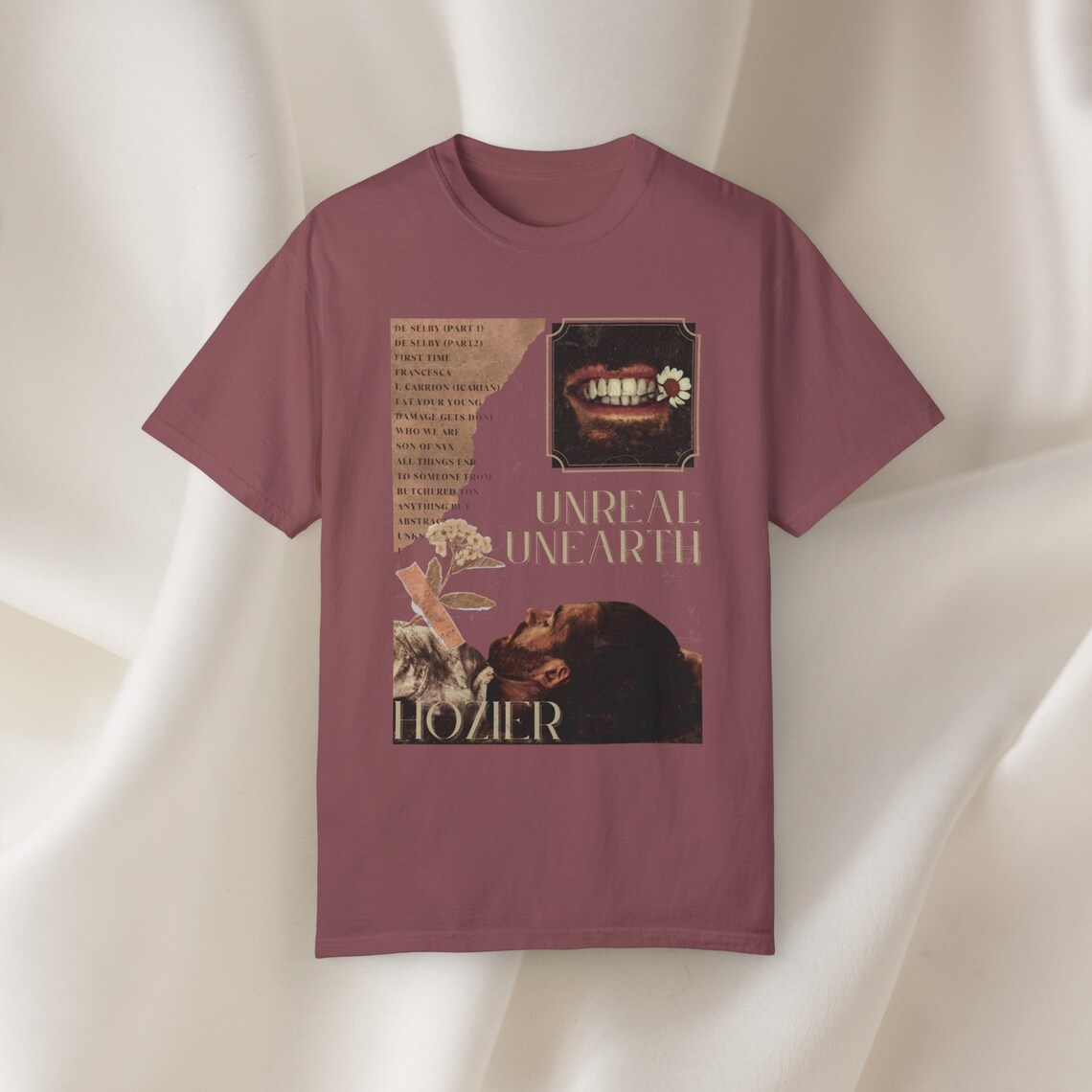 Hozier Unreal Unearth T-shirt Vintage Indie Rock Music Tee, Retro ...