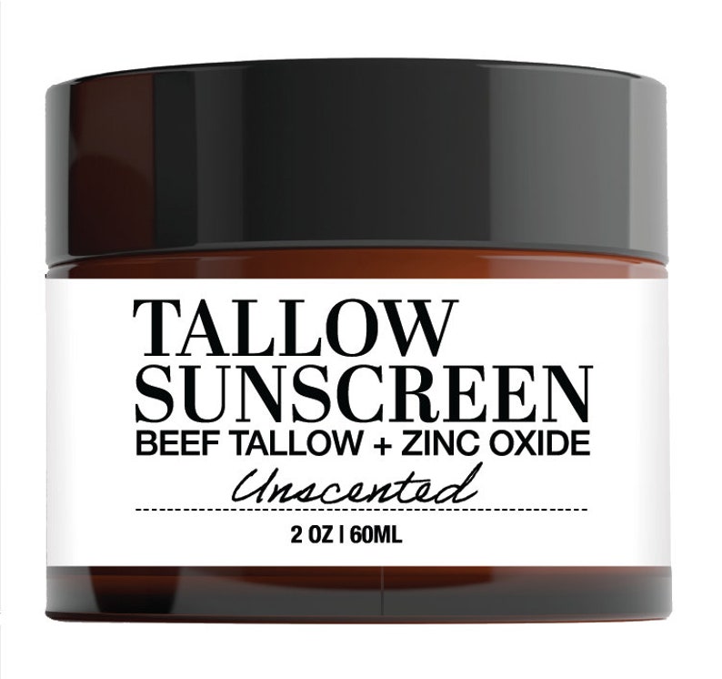 Tallow Sunscreen Anti-aging Sunscreen | Organic Non-nano Zinc Oxide ...