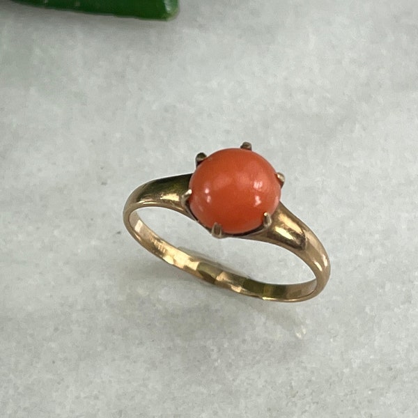 Coral Ring - Etsy