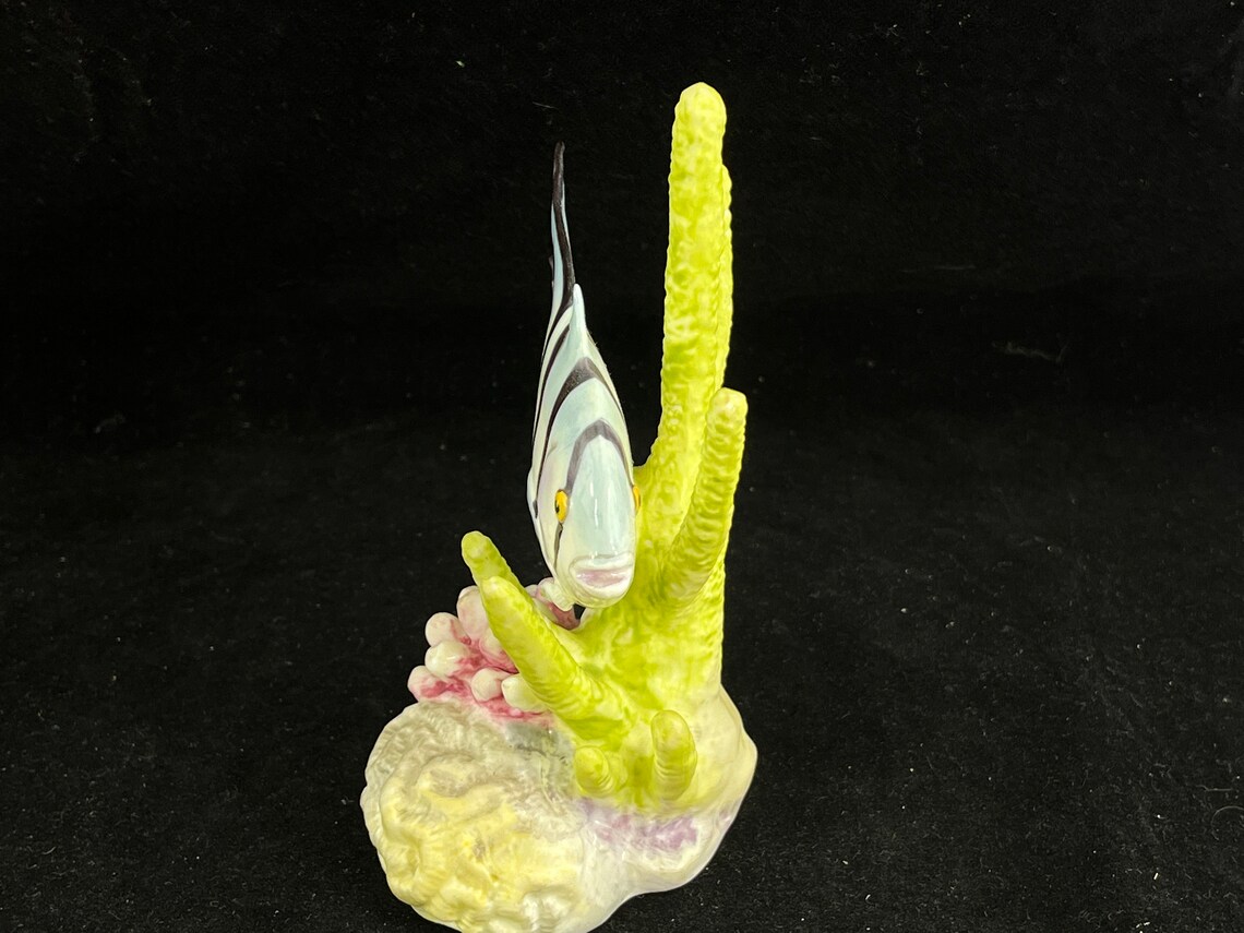Royal Worcester Fish Figurine - Spade Fish With Coral 3579, R. Van ...