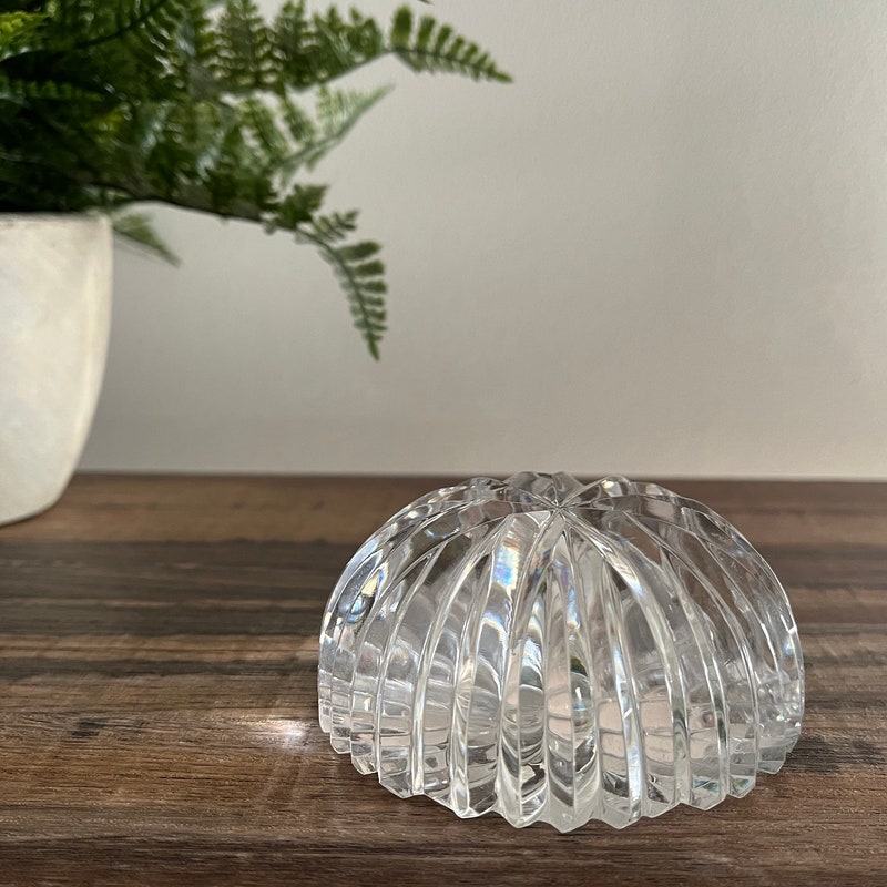 Clear Glass Paperweight - Etsy