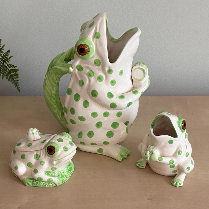 Frog Pitcher - Etsy