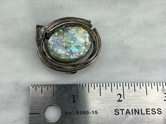 Ancient Roman Glass Brooch or Necklace Pendant - Ster… - Gem