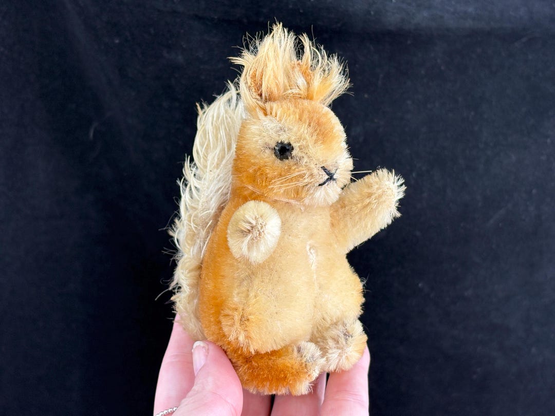 Vintage Steiff Miniature 4" Possy Squirrel Stuffed Animal - Steiff ...