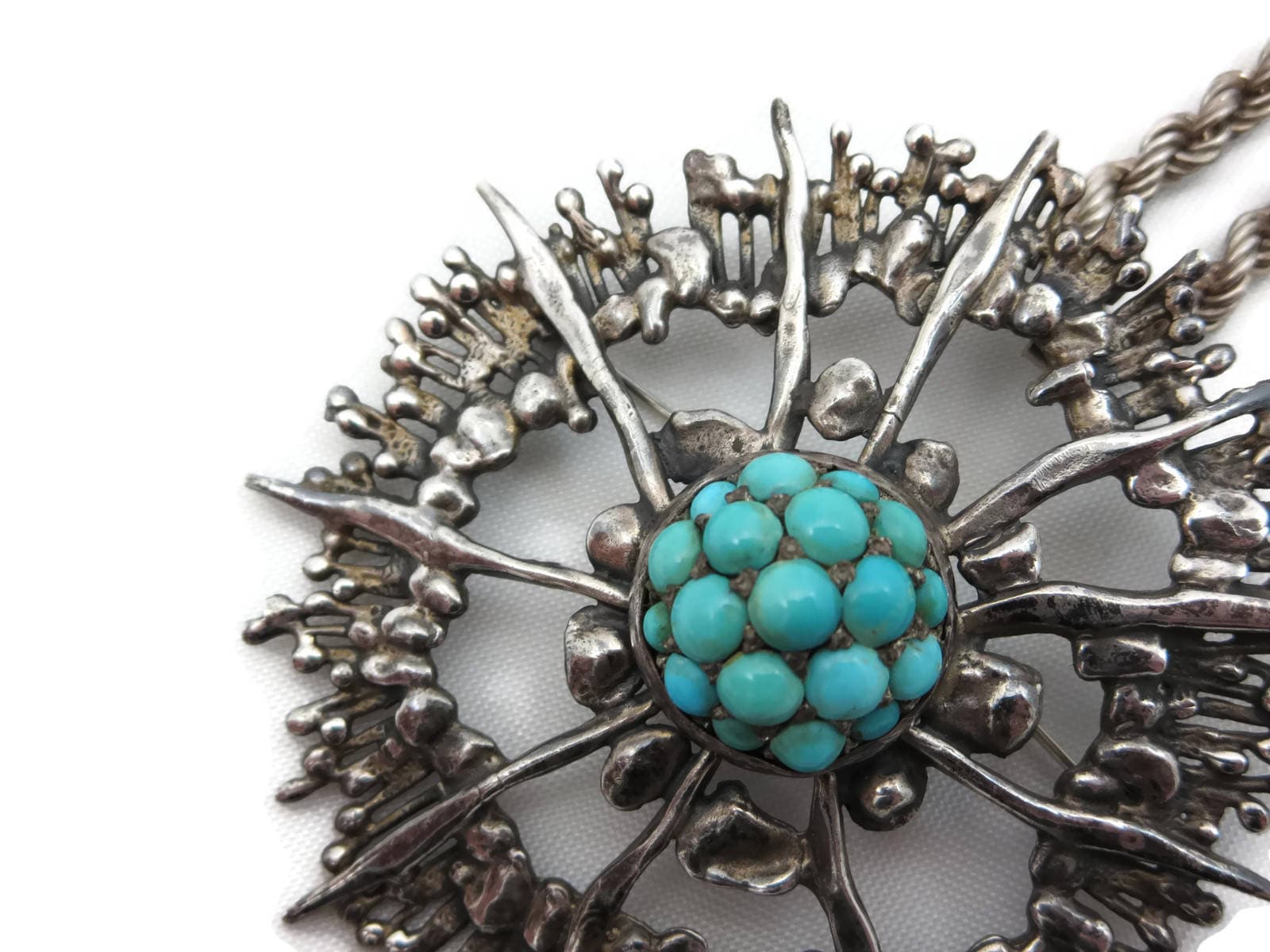 Brutalist Jewelry Huge Statement Necklace Pendant Brooch | Etsy