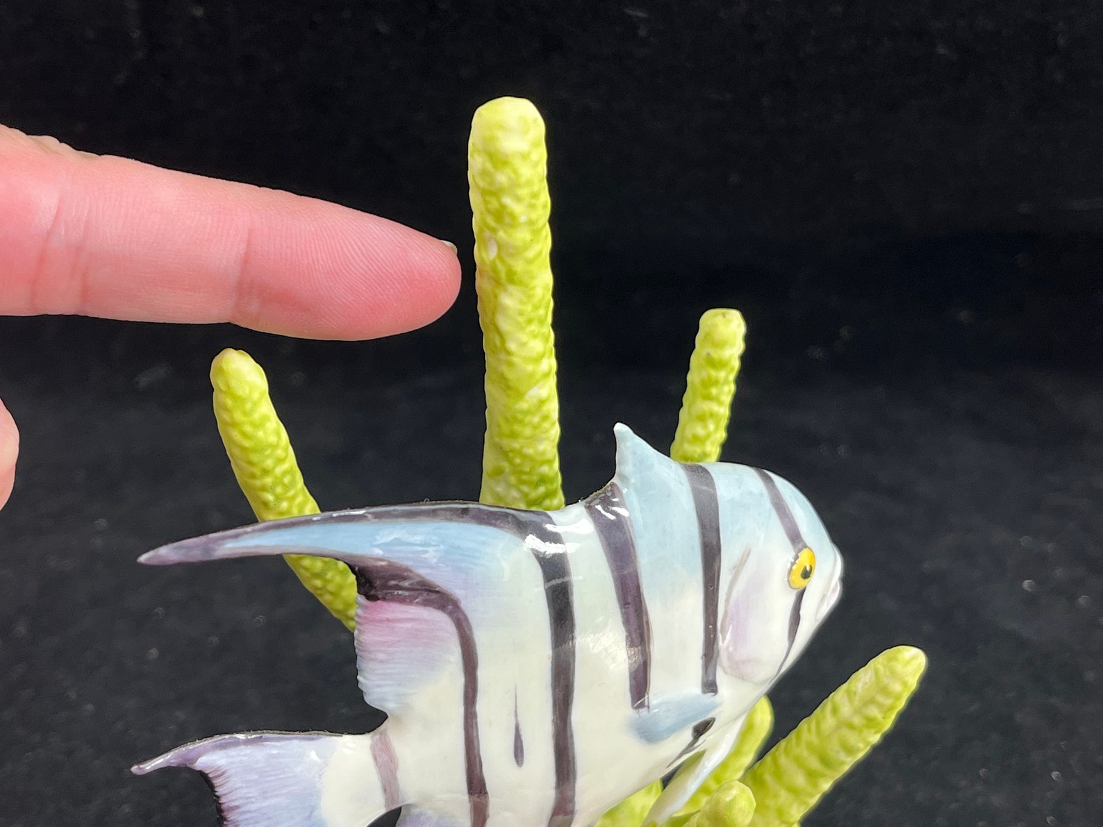 Royal Worcester Fish Figurine - Spade Fish With Coral 3579, R. Van ...