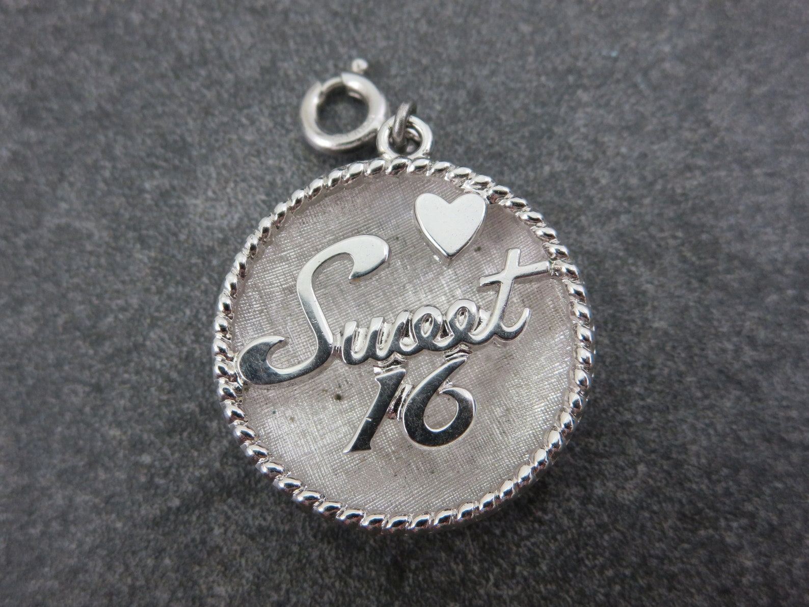 Silver Sweet 16 Charm Vintage Charms for Bracelet Monet - Etsy