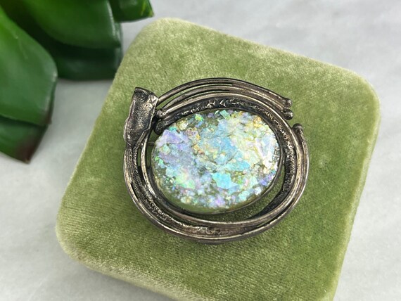 Ancient Roman Glass Brooch or Necklace Pendant - Ster… - Gem