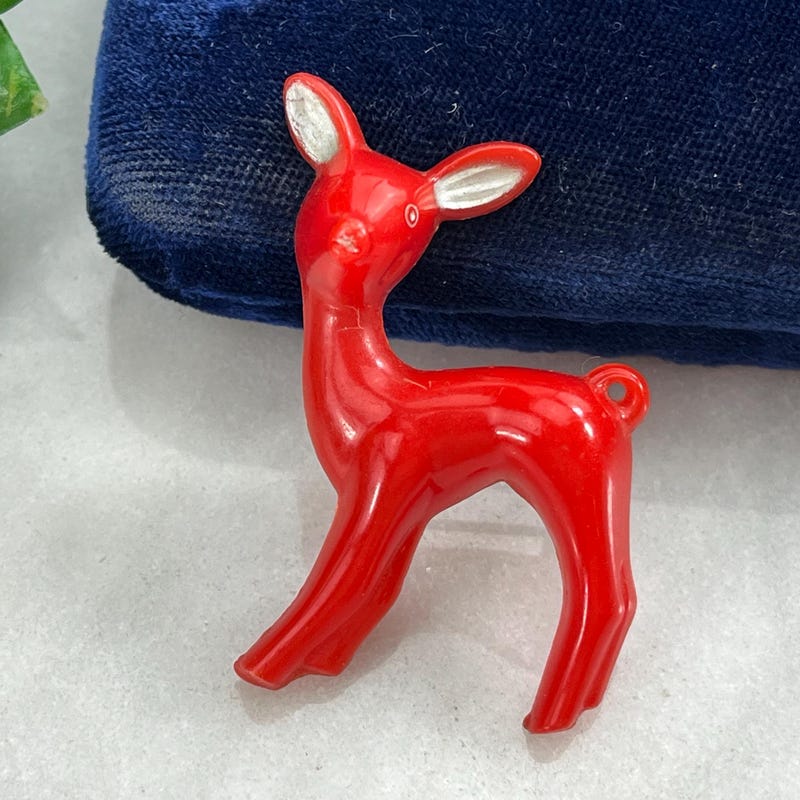 Deer Brooch - Etsy