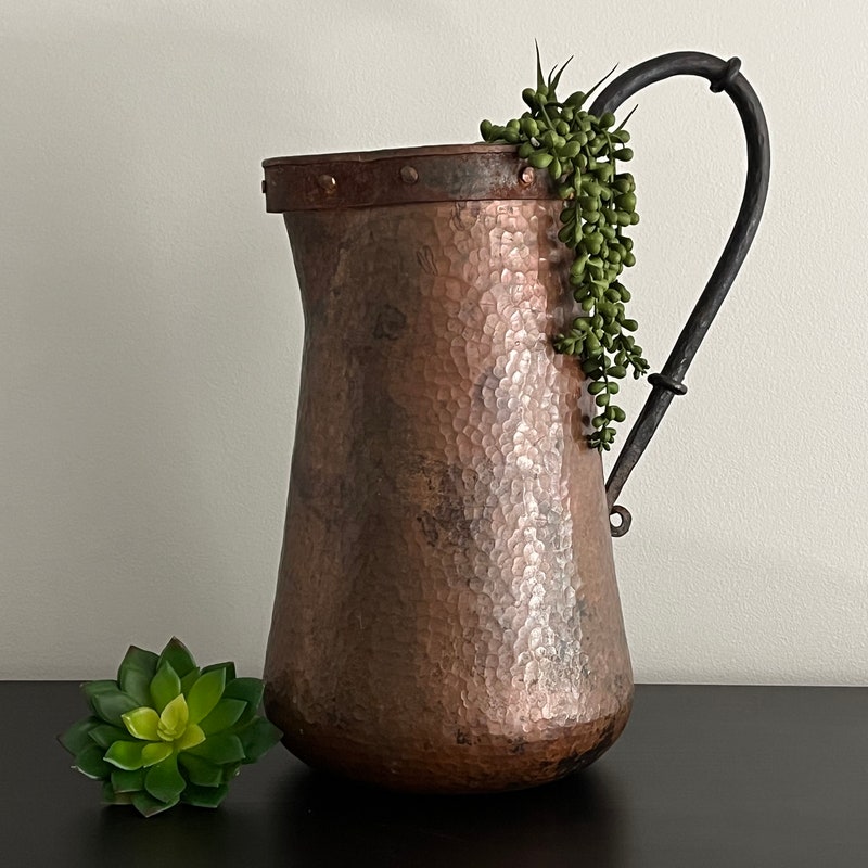 Copper Pitcher - Etsy