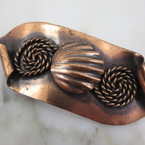 Copper Brooch - Mid Century Modern Jewelry, Lapel Pin - Etsy