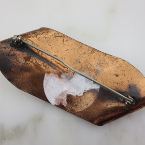 Copper Brooch - Mid Century Modern Jewelry, Lapel Pin - Etsy