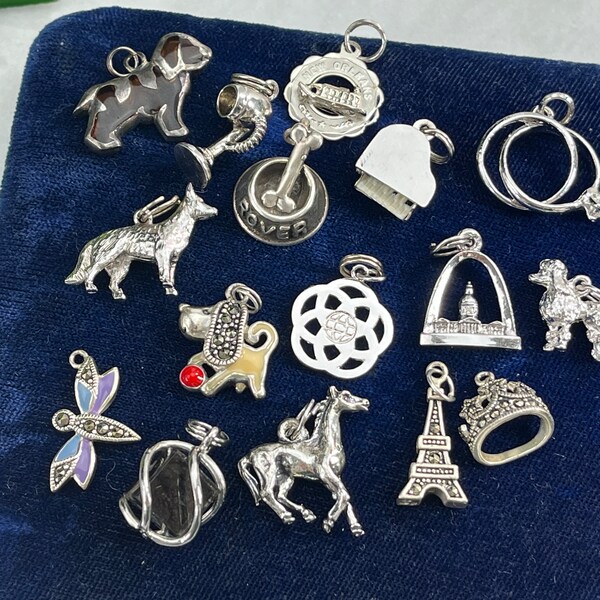 Sterling Charm - Etsy