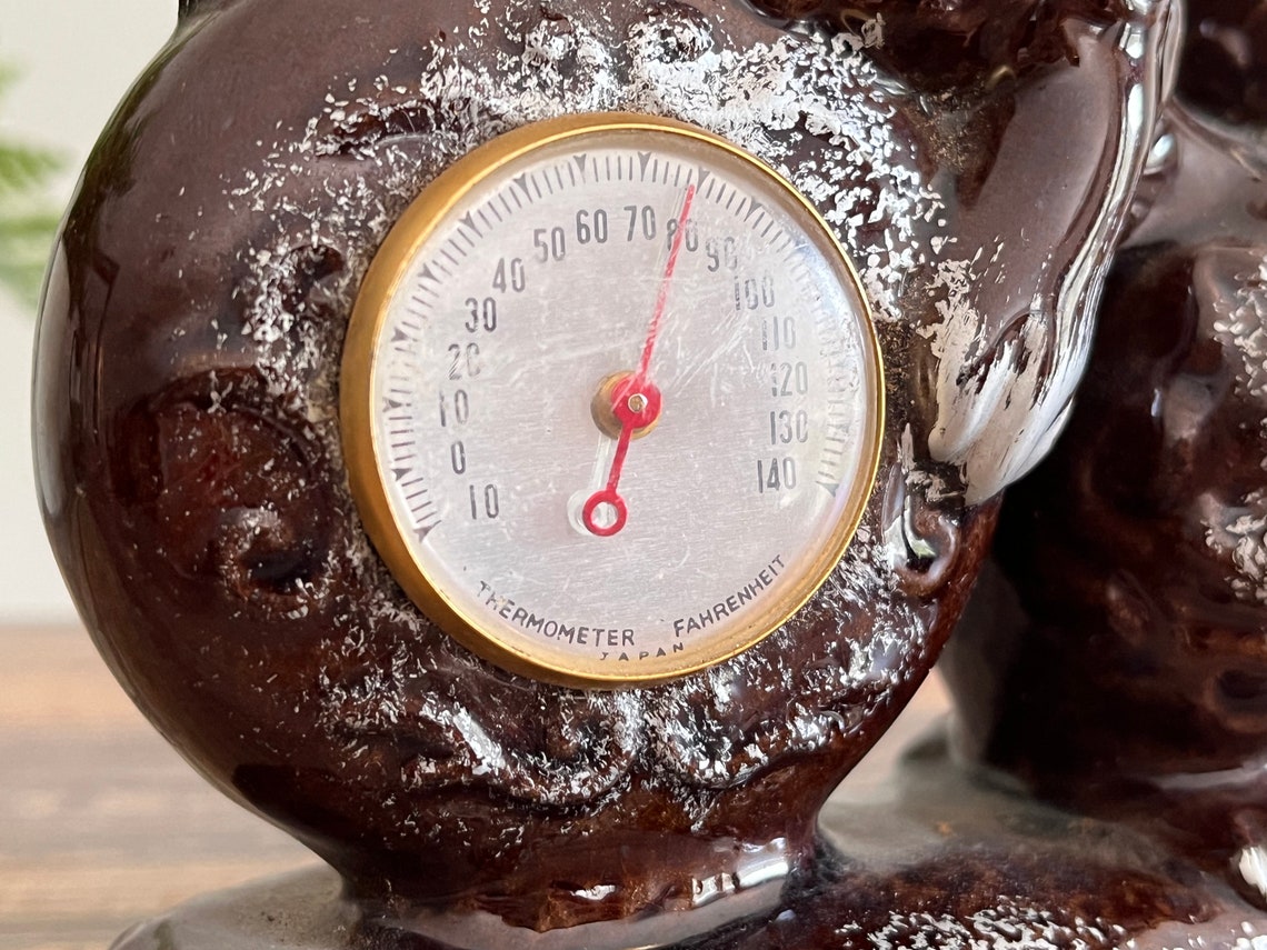 Ceramic Poodle Thermometer - Vintage Red Ware - Etsy