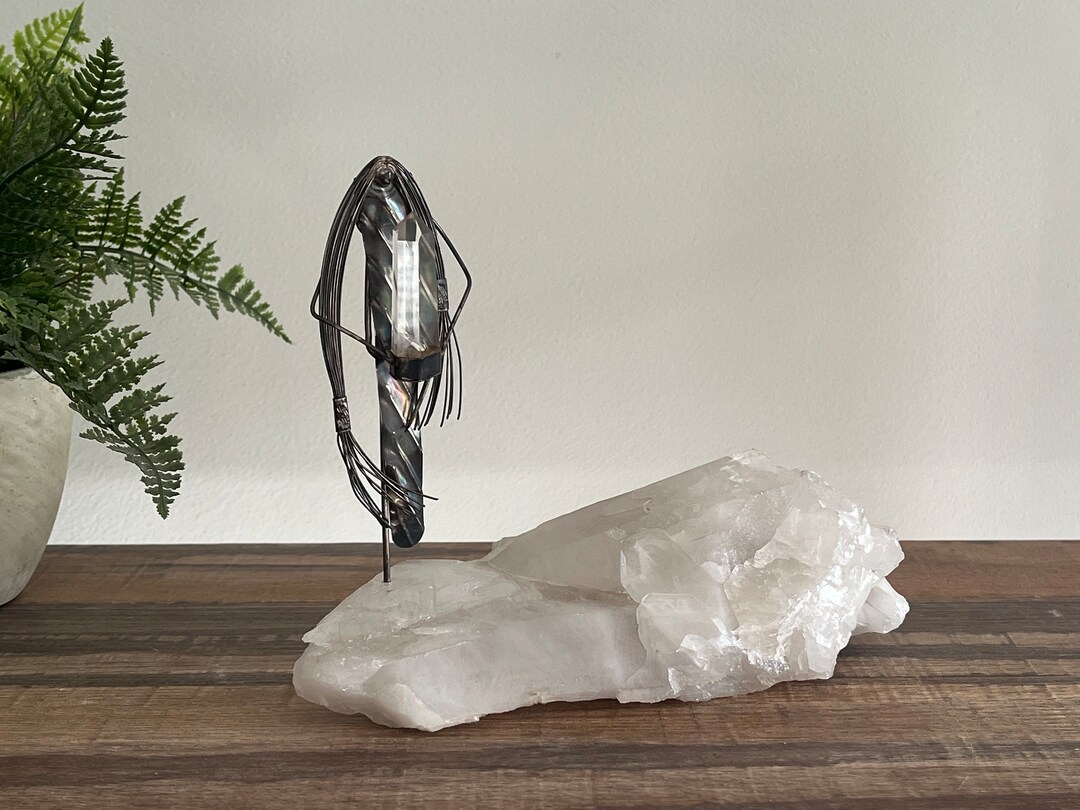 Jeff Storey Native American Sterling Silver Brooch Sculpture With ...