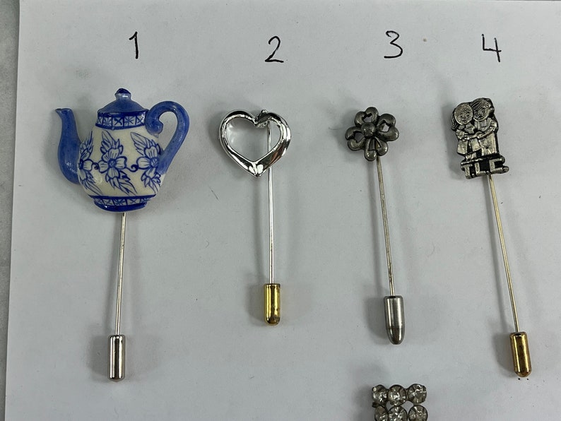 Vintage Stick Pin ONE PIECE You Choose - Etsy