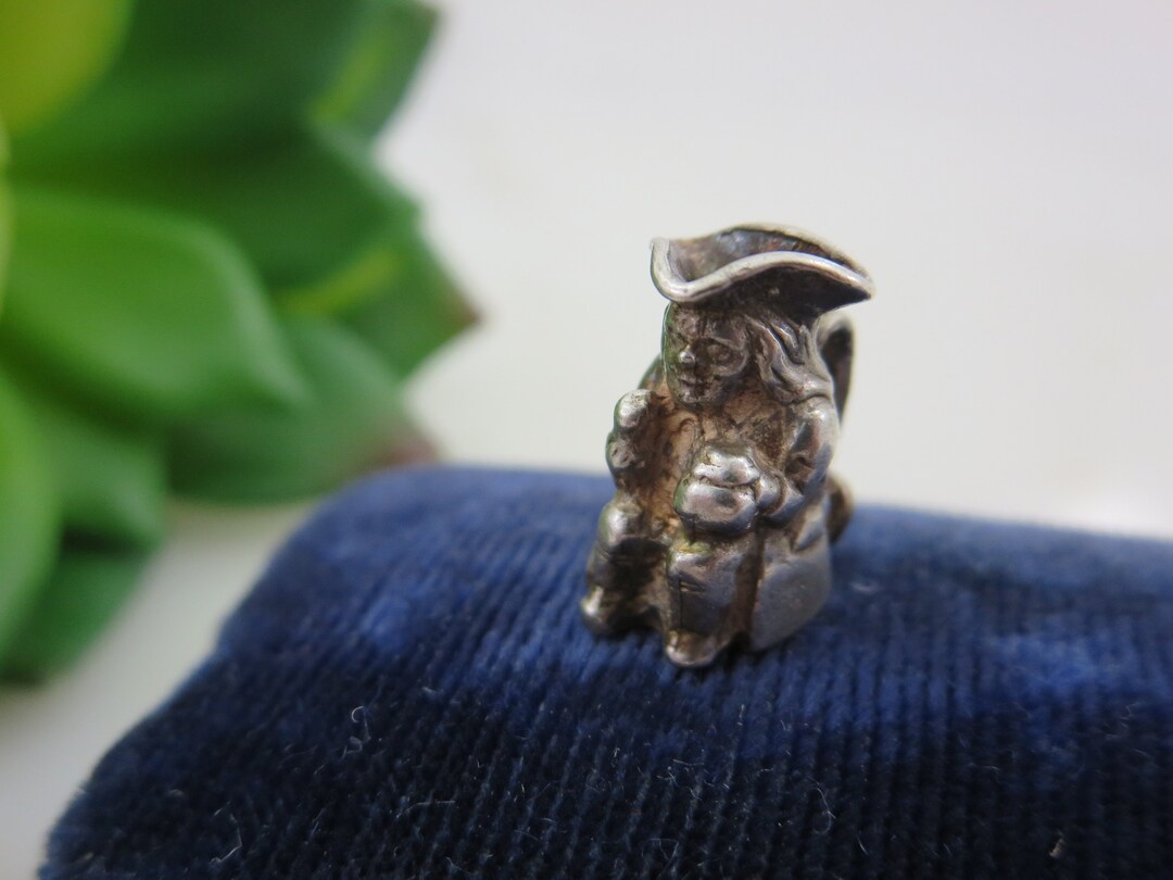Vintage Sterling Silver Toby Jug Charm - Vintage Bracelet Charm, UK ...
