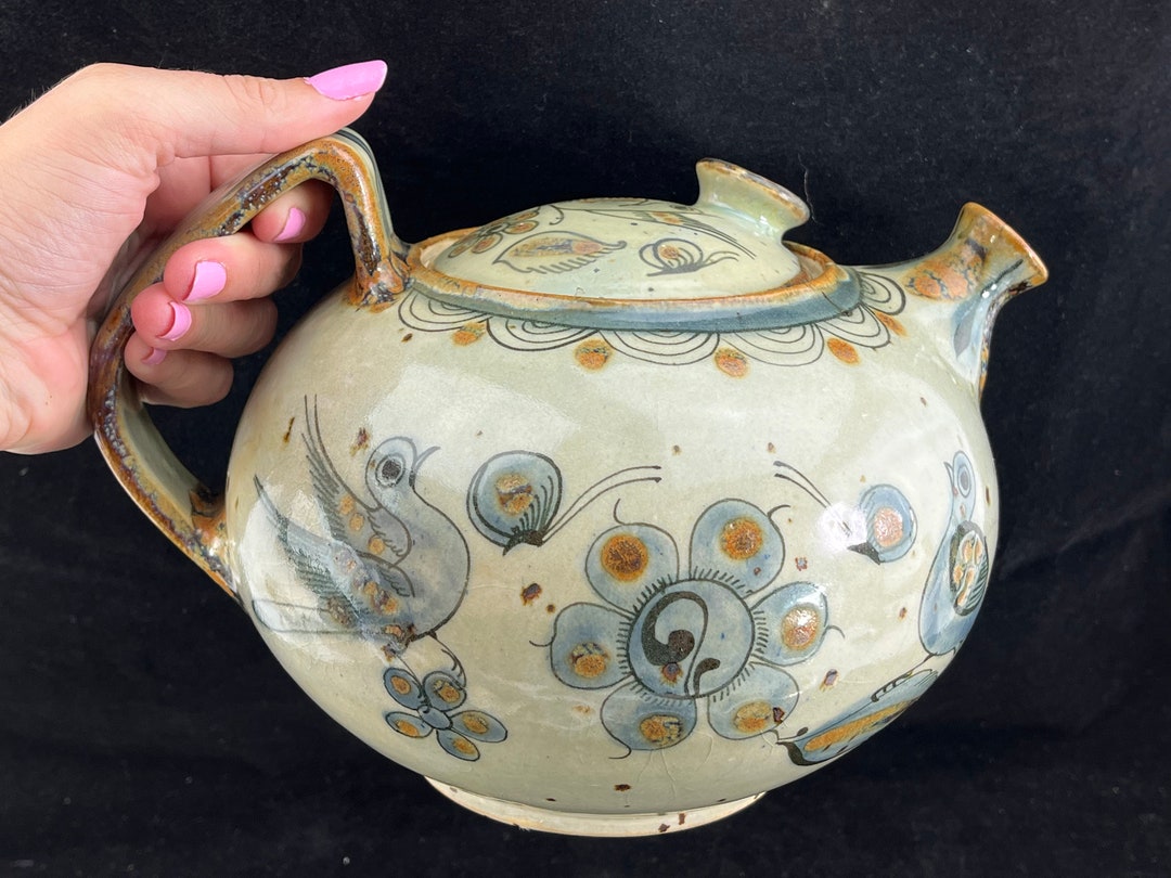 Vintage Ken Edwards El Palomar Teapot – Tonala Mexican Pottery – Bird ...