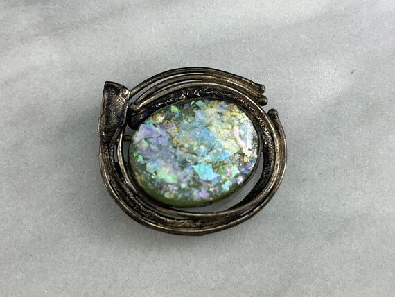 Ancient Roman Glass Brooch or Necklace Pendant - Ster… - Gem