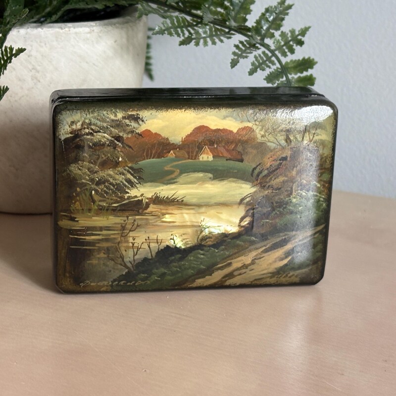 Russian Lacquer Box - Etsy