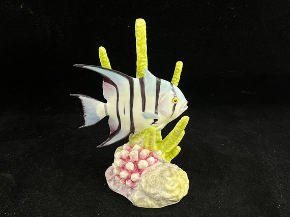 Royal Worcester Fish Figurine Spade Fish With Coral 3579 R. - Etsy