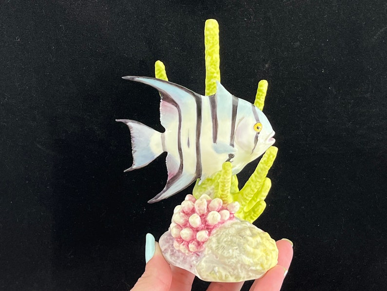 Royal Worcester Fish Figurine - Spade Fish With Coral 3579, R. Van ...