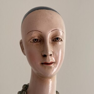 Religious Articulated Wood Santos Cage Doll - Vintage Reproduction ...