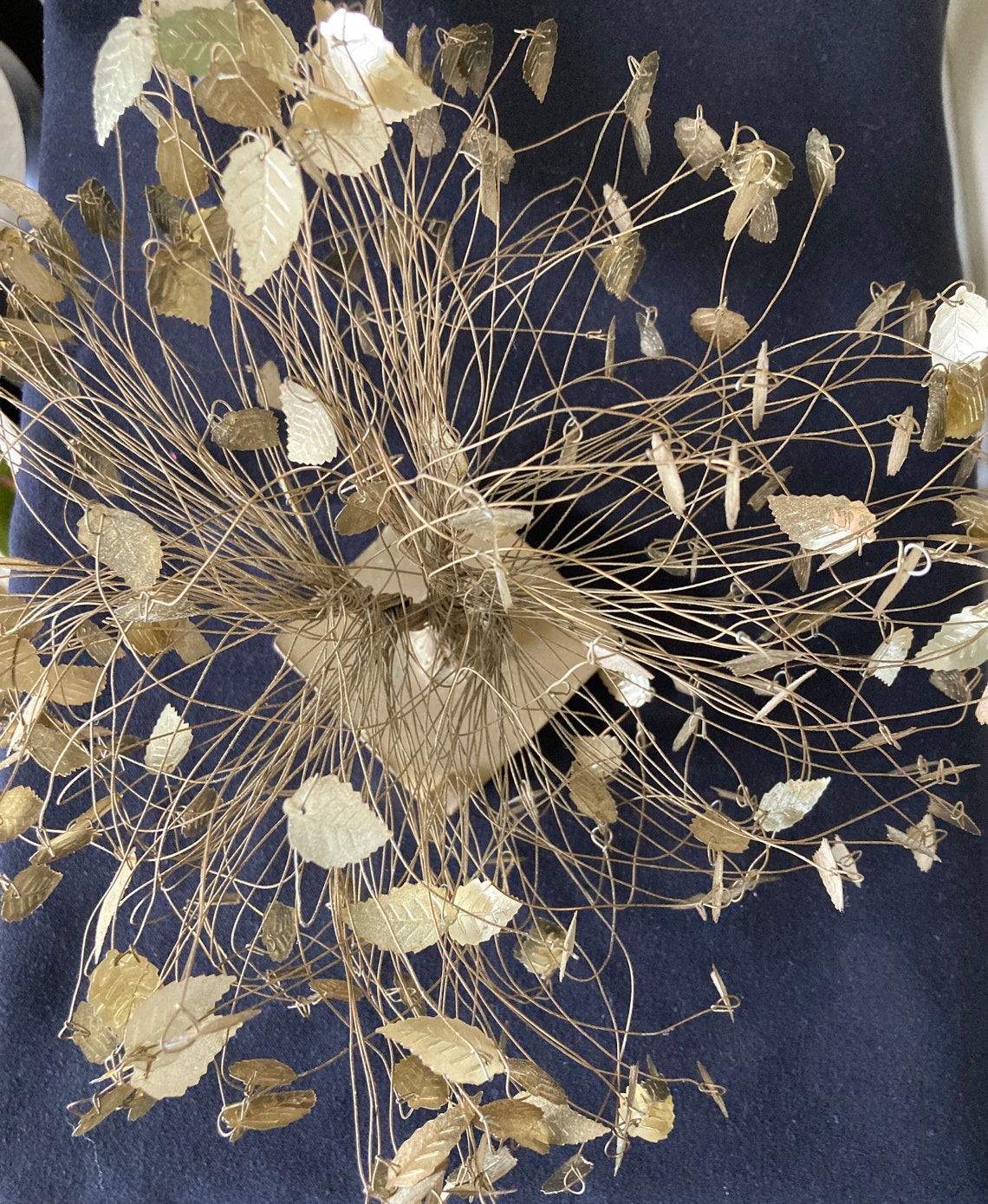 Brass and Gold Tree, Dream Tree, Gold With Leaves With Twisted Brass ...