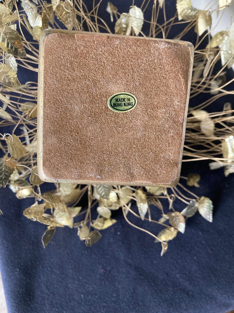 Brass and Gold Tree, Dream Tree, Gold With Leaves With Twisted Brass ...