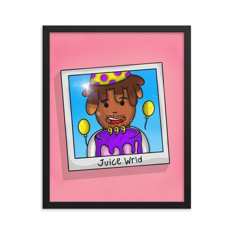 Juice WRLD 'birthday Juice' Poster, Canvas, Art, Painting, No Frame - Etsy