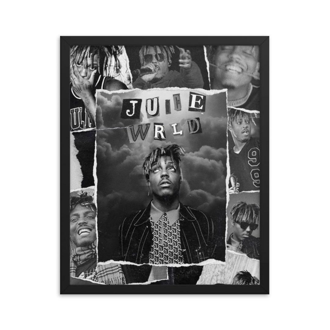 Juice WRLD 'black Collage' Poster, Canvas, Art, Painting, No Frame - Etsy